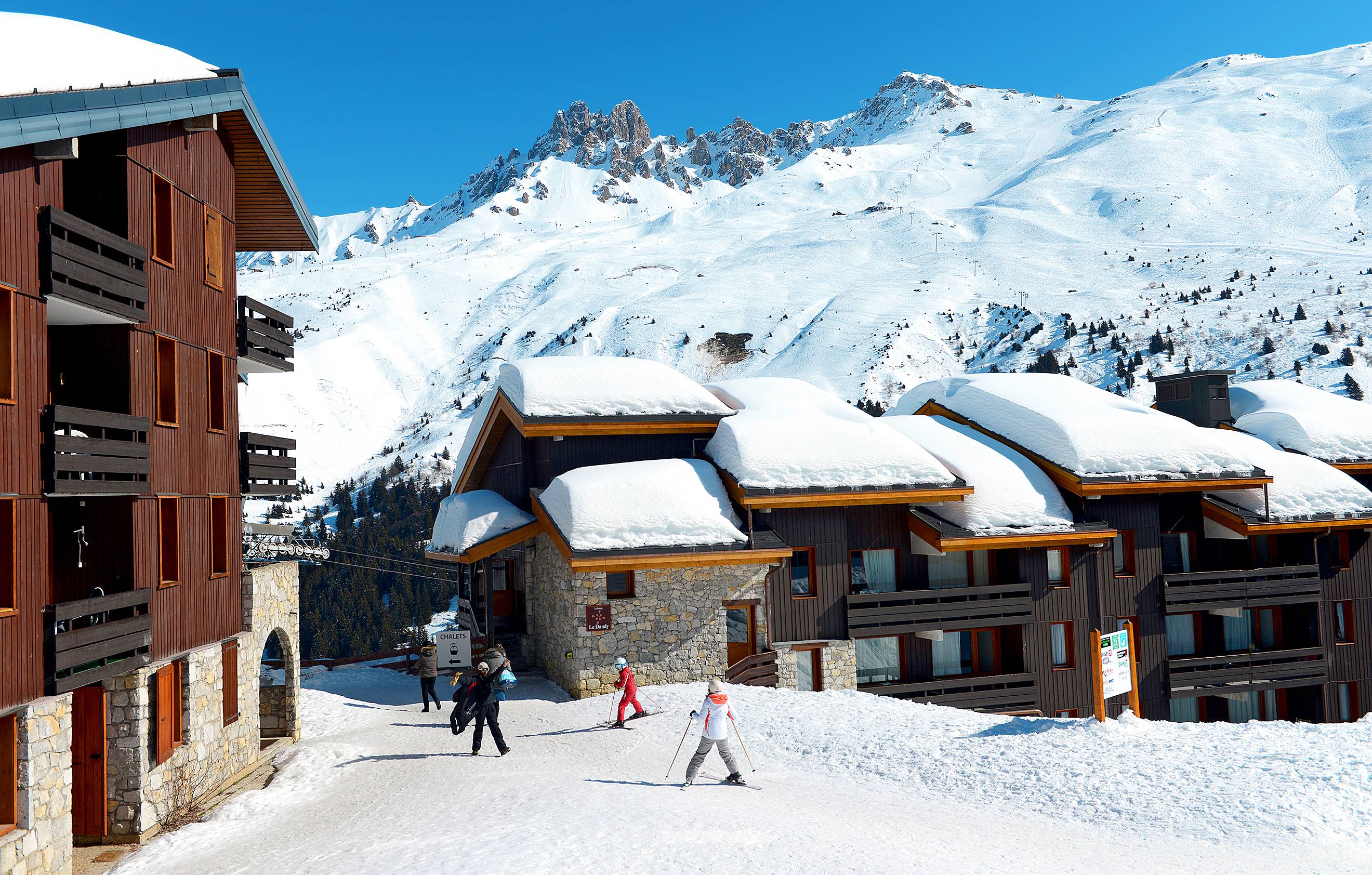 Le Hameau du Mottaret, Meribel, Frankreich