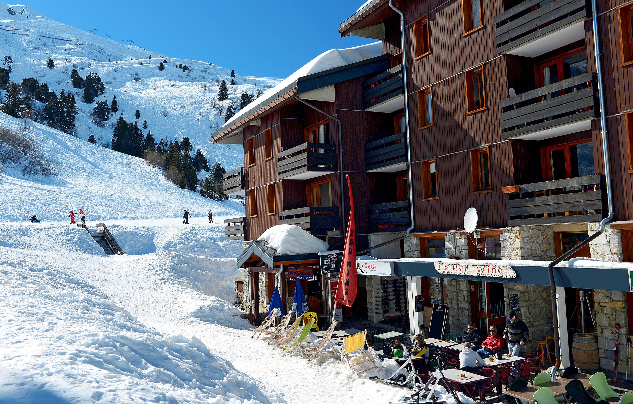 Le Hameau du Mottaret, Meribel, Frankreich